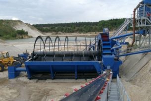Sand washing and recovery unit with bucket classifier | LZZG